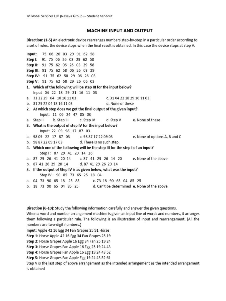 MACHINE INPUT AND OUTPUT - Naxeva | PDF | Computing | Computer Engineering