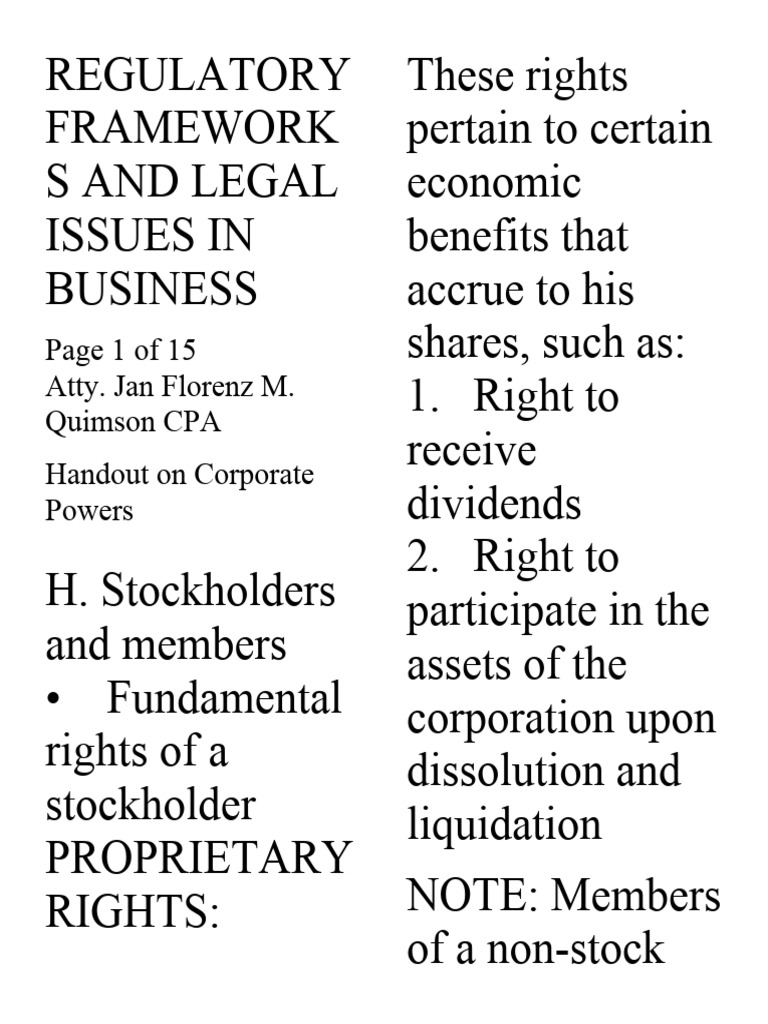 RCC Stockholders and Members | PDF | Proxy Voting | Dividend