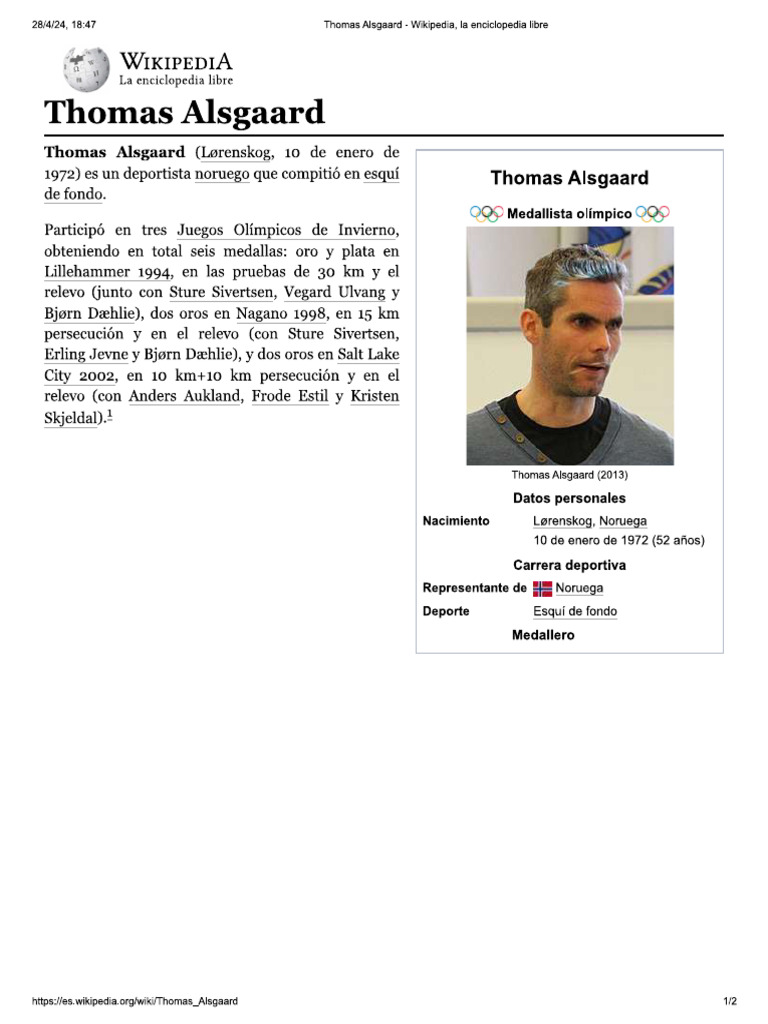 Thomas Alsgaard | PDF