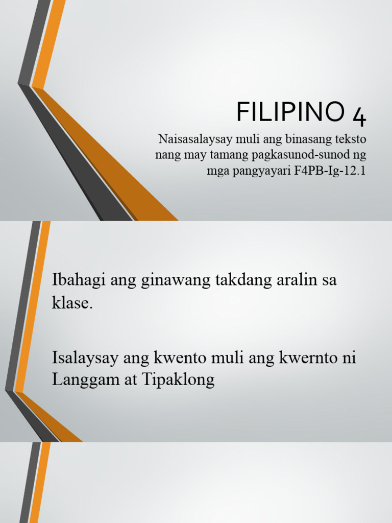 Filipino 4 Q1 W7 D4 | PDF