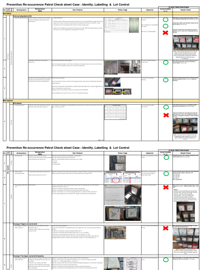 Quality Genba Patrol 11.10.2023 | PDF