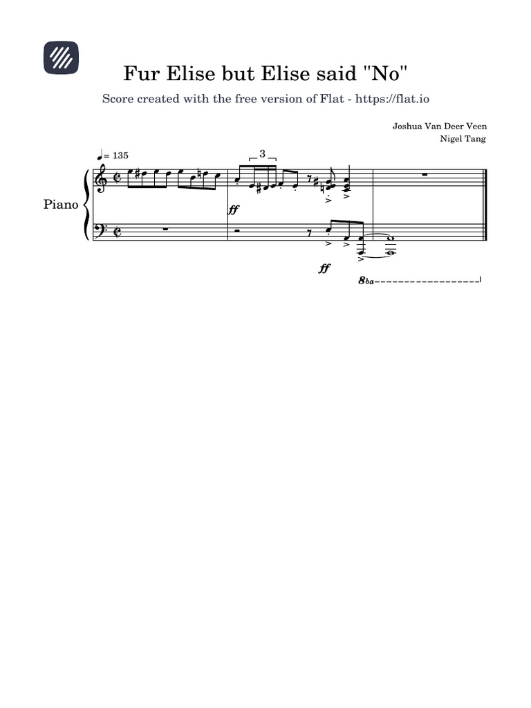 Fur Elise But Elise Said - No | PDF