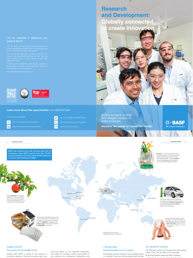 BASF APAC Recruitmnet Brochure - R&D | PDF | Innovation | Biotechnology