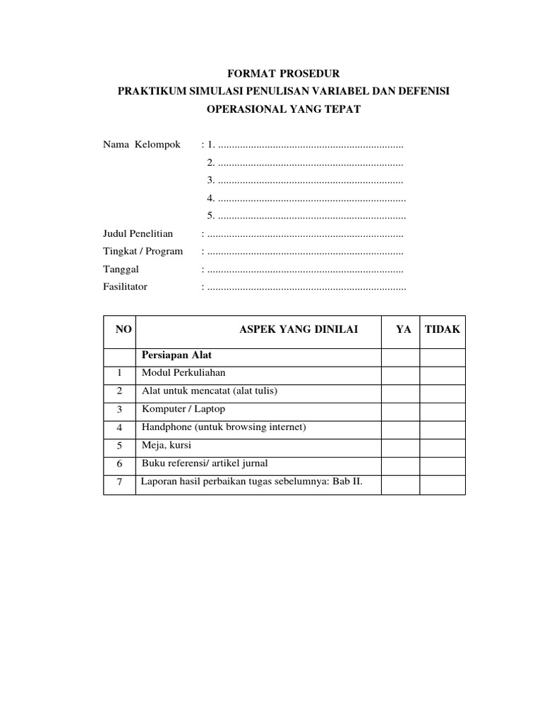 Format Prak 5 Metopel | PDF