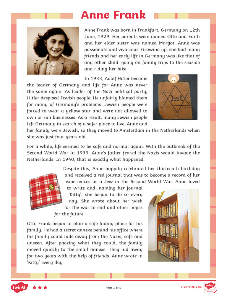 .Trashed 1699231977 t2 e 3096 Anne Frank Differentiated Reading ...