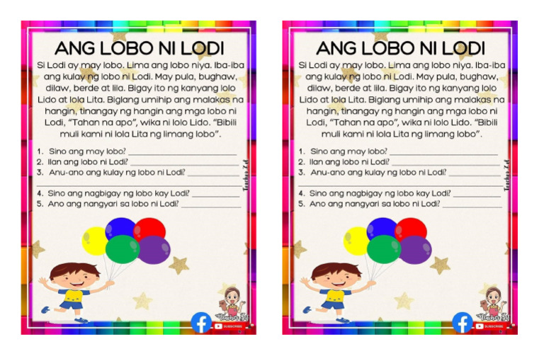 Ang Lobo Ni Lodi | PDF