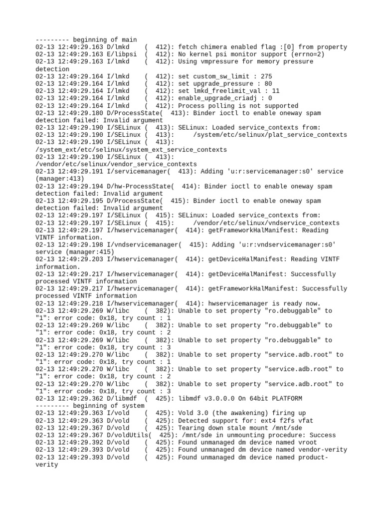Logcat CSC Update Log | PDF | Software | System Software