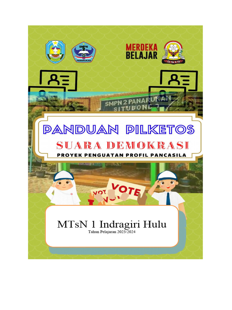 Modul Projek Suara Demokrasi - Panduan PILKETOS - Pemilihan Ketua Dan Wakil Ketua OSIS - Fase D ...
