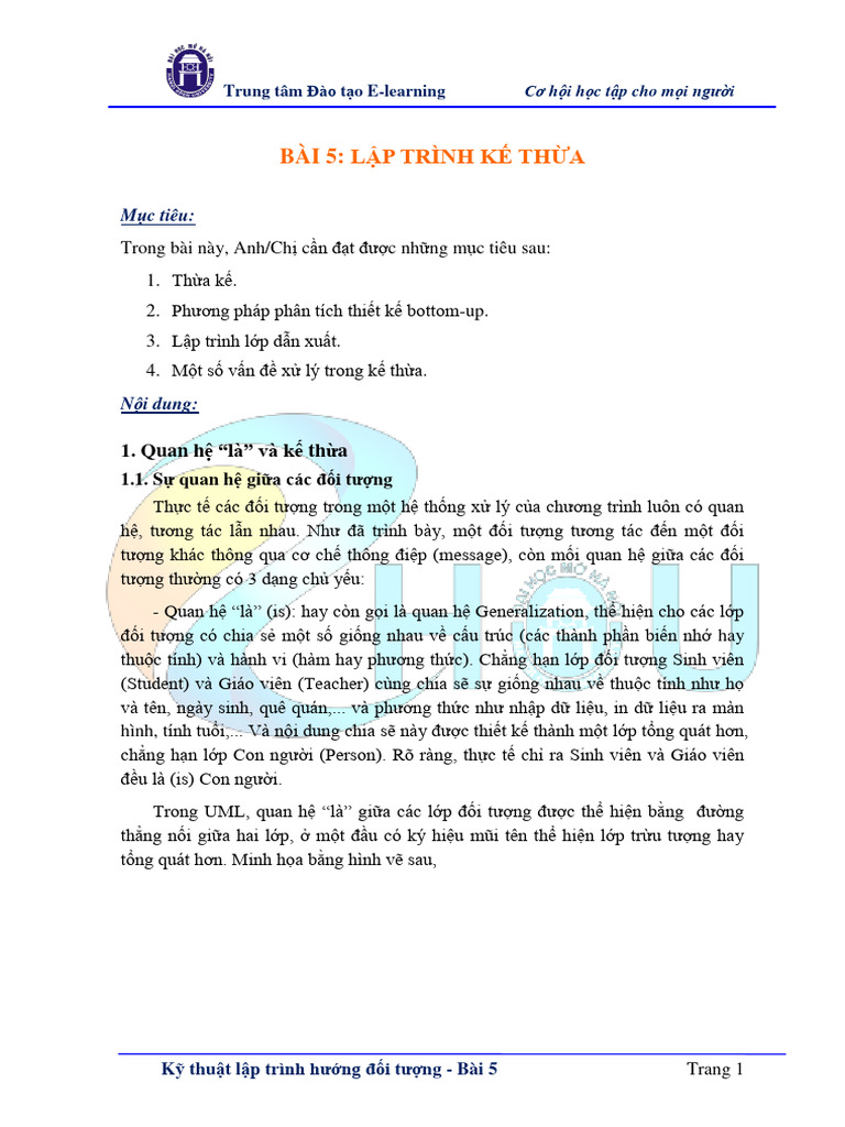 Bai 5-Lap Trinh Ke Thua | PDF