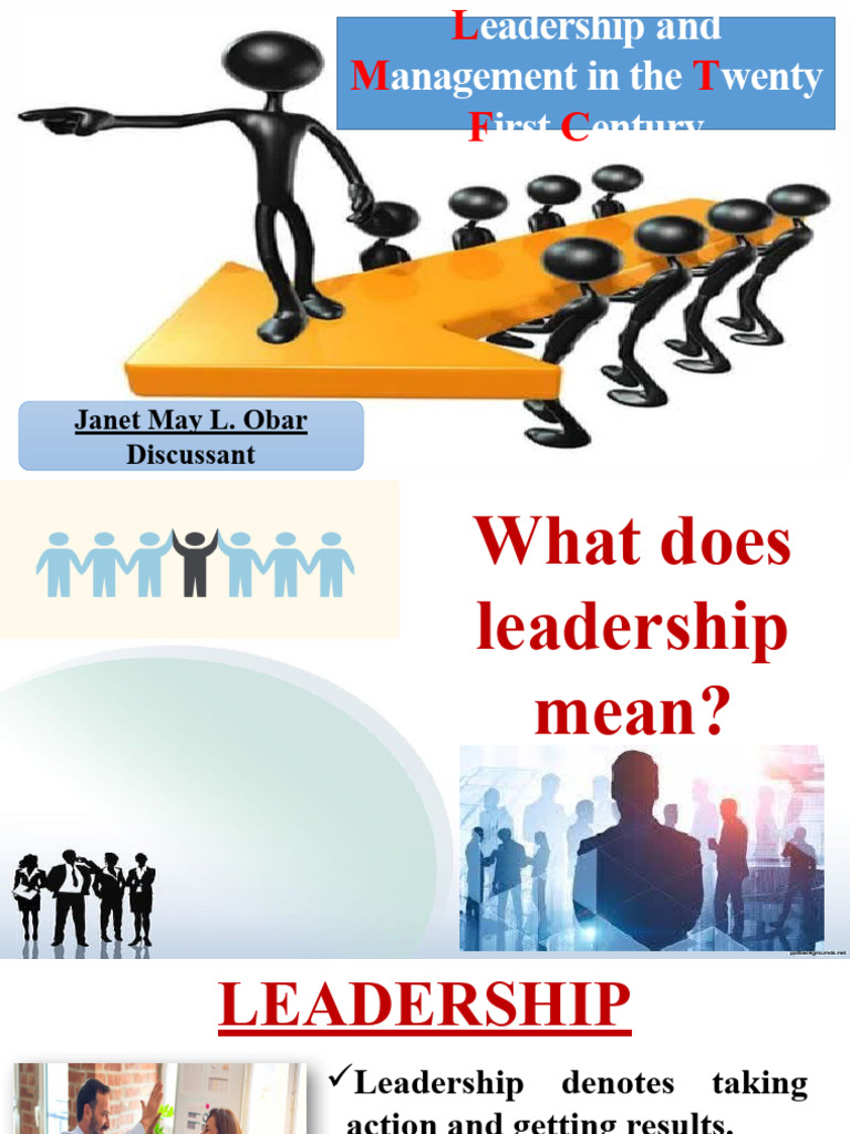 Leadership and Management in The Twety First Century (Obar, Janet May L.) | PDF | Leadership ...