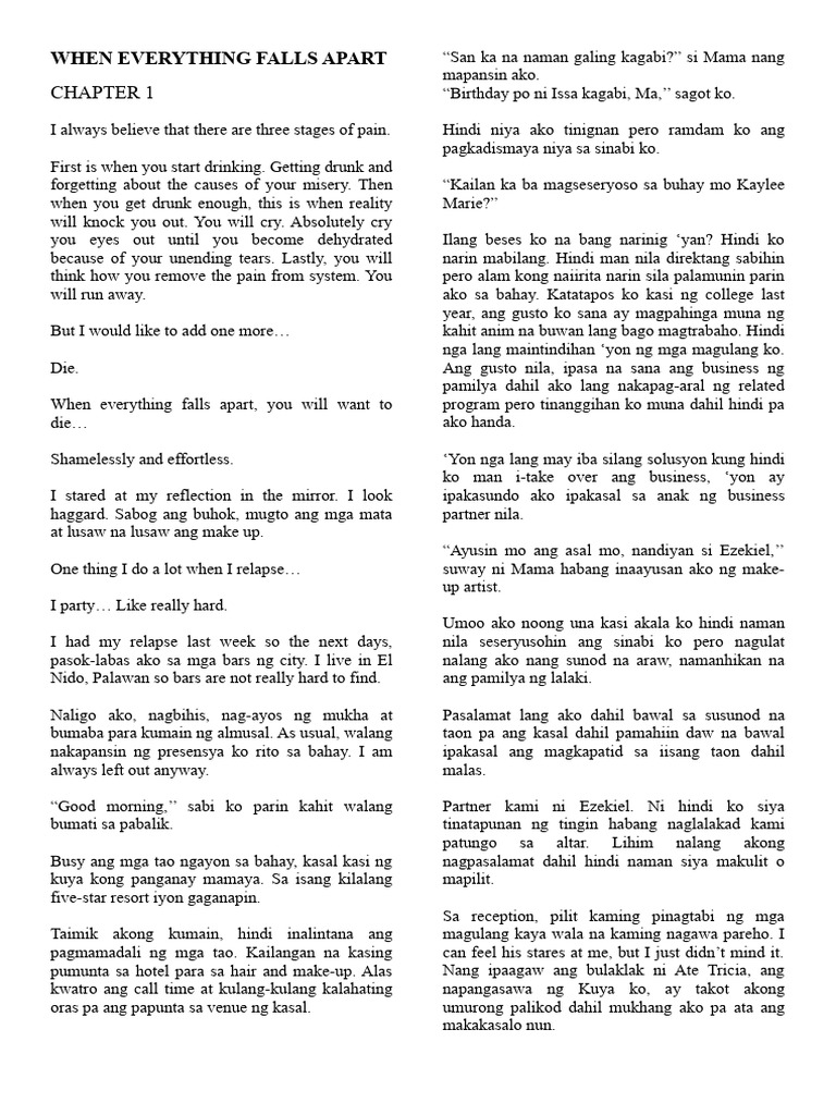 When Everything Falls Apart | PDF