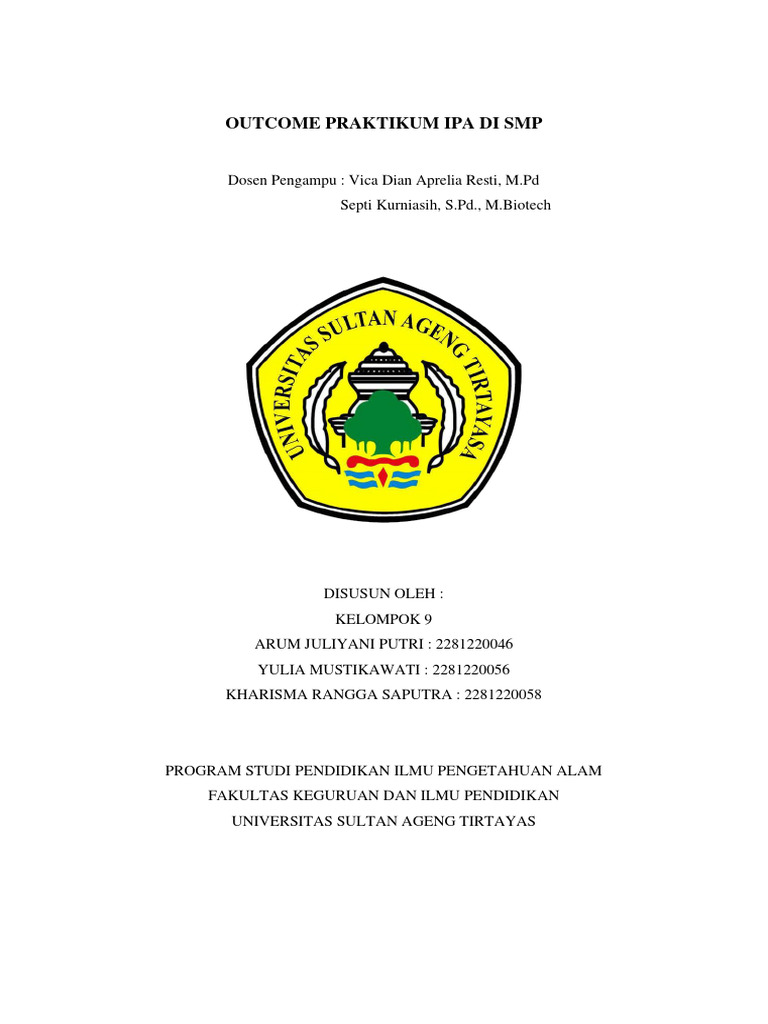 Outcome Pembelajaran IPA Di SMP FIX | PDF