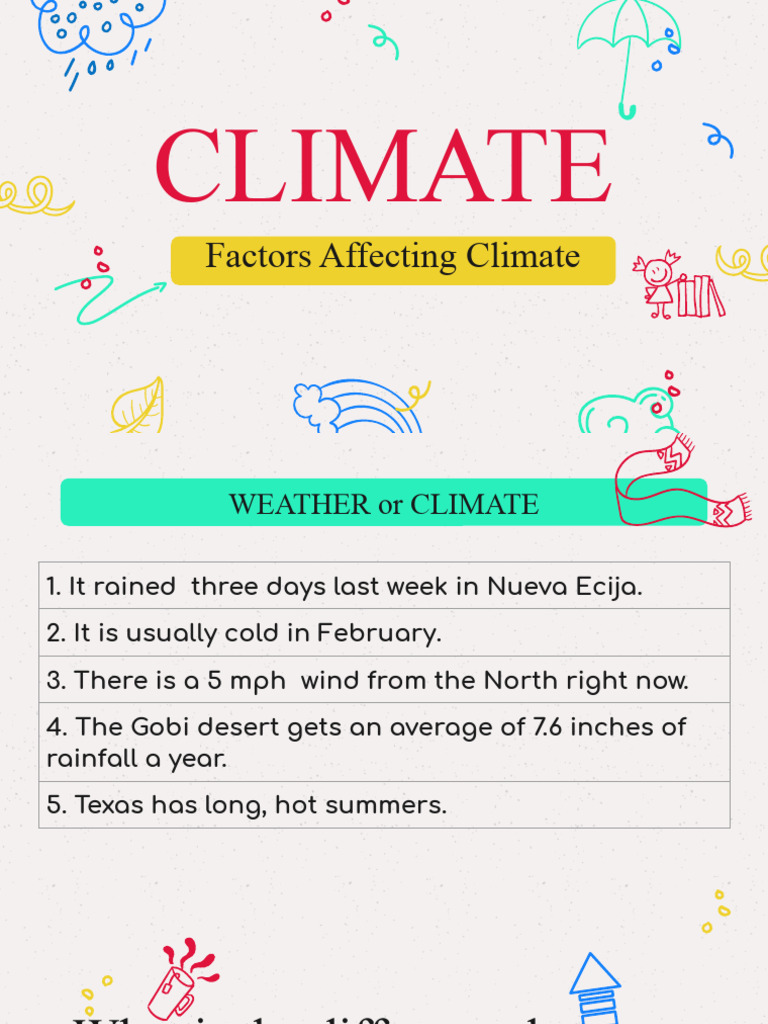 Climate and Weather | PDF | Weather | Equator