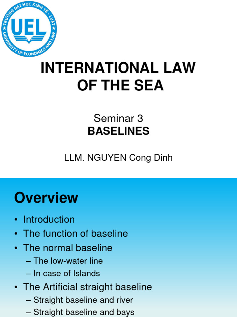 Normal vs. Straight Baselines in Maritime Law | PDF | Territorial ...