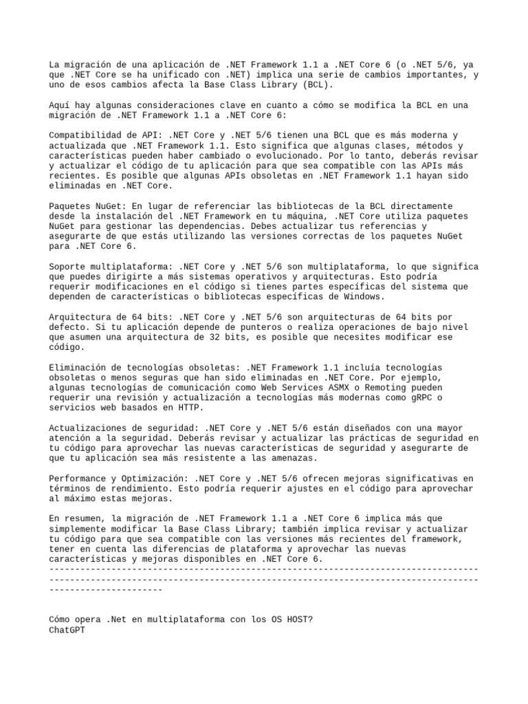 Respuestas | PDF | .NET Framework | Software multiplataforma