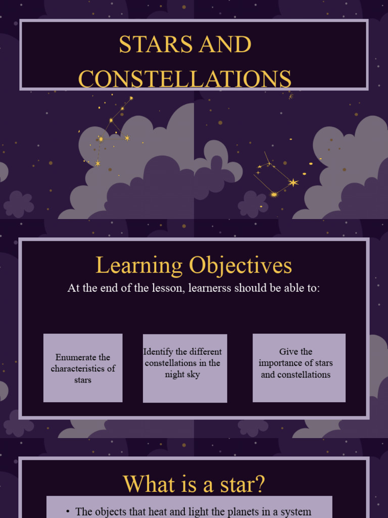 Star and Constellation | PDF | Stars | Astronomy
