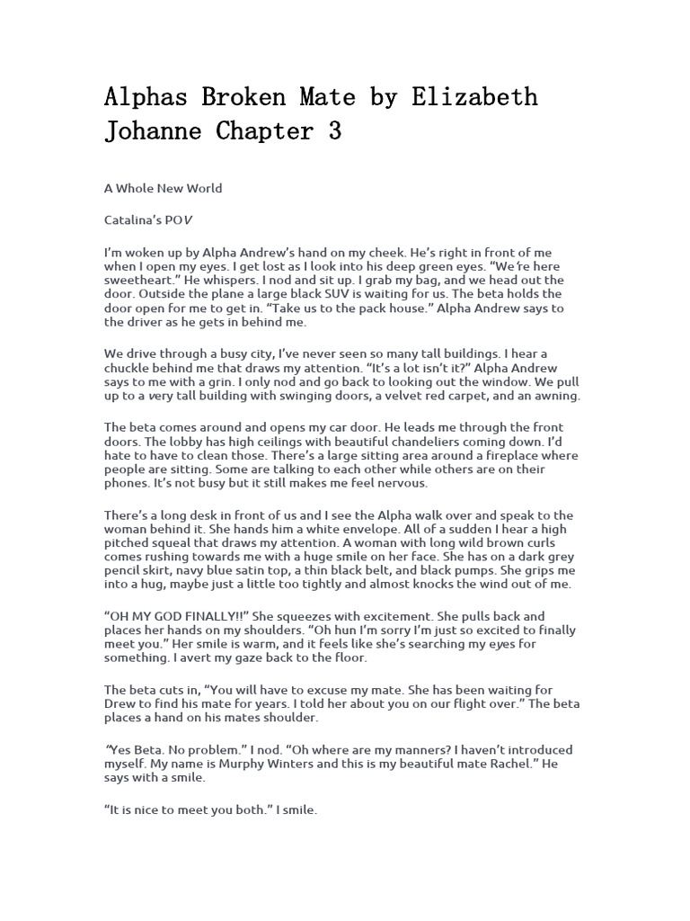 Alphas Broken Mate: A New Beginning | PDF | Art | Mystery, Thriller ...