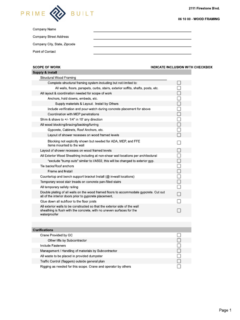 06 10 00 Wood Framing Pdf