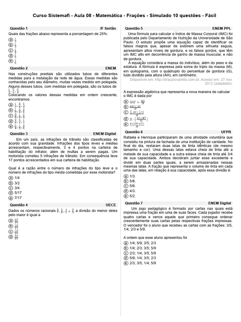 Fraã Ã Es - Fã Cil | PDF | Índice de massa corporal