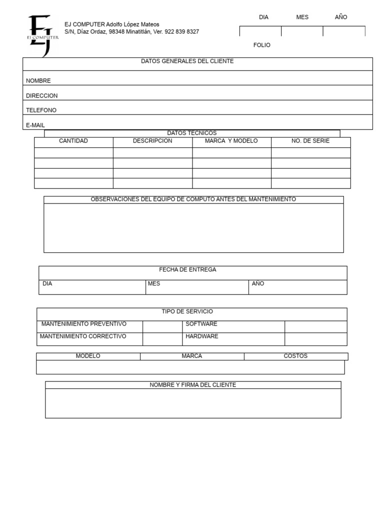 Proceso de Recepcion Ej Computer | PDF | Negocios | Informática
