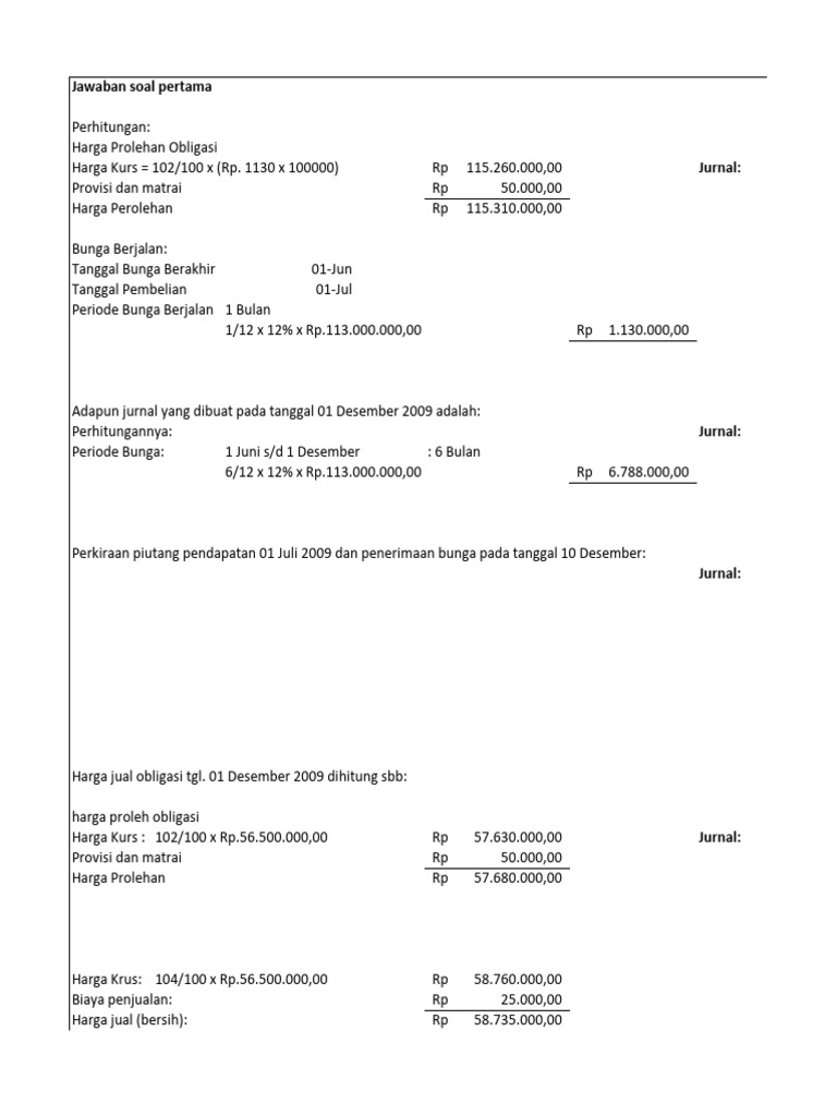 Saham Obligasi | PDF