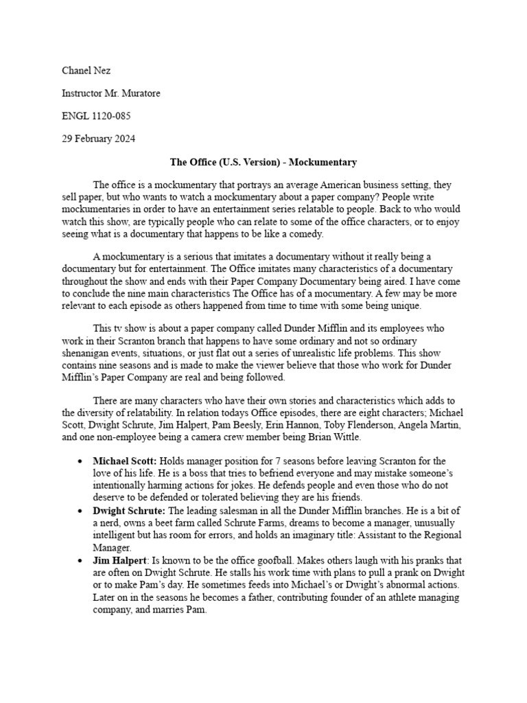 Official Mwa1-Genre Analysis CN | PDF | Television Shows | Sitcoms