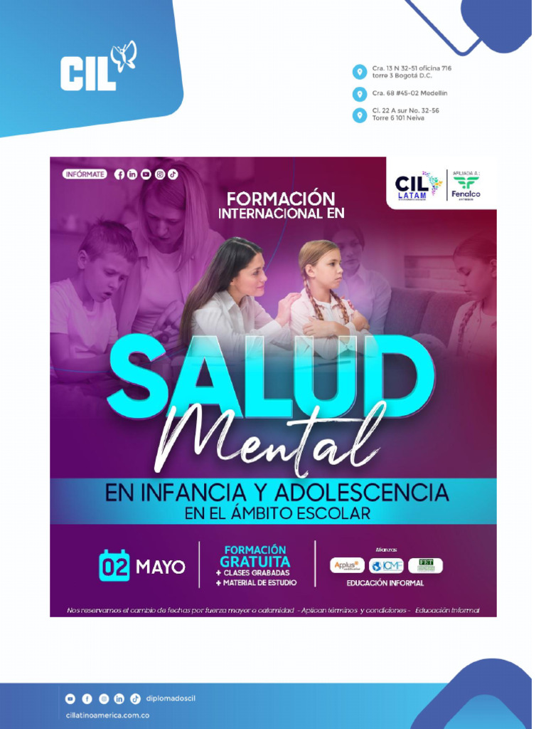 Brochure Salud Mental Infancia Y Adolescencia En El Ambito Educativo 02
