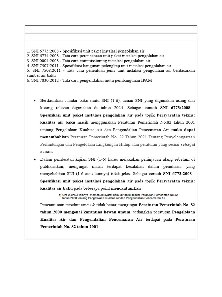 Overview Review - SNI | PDF