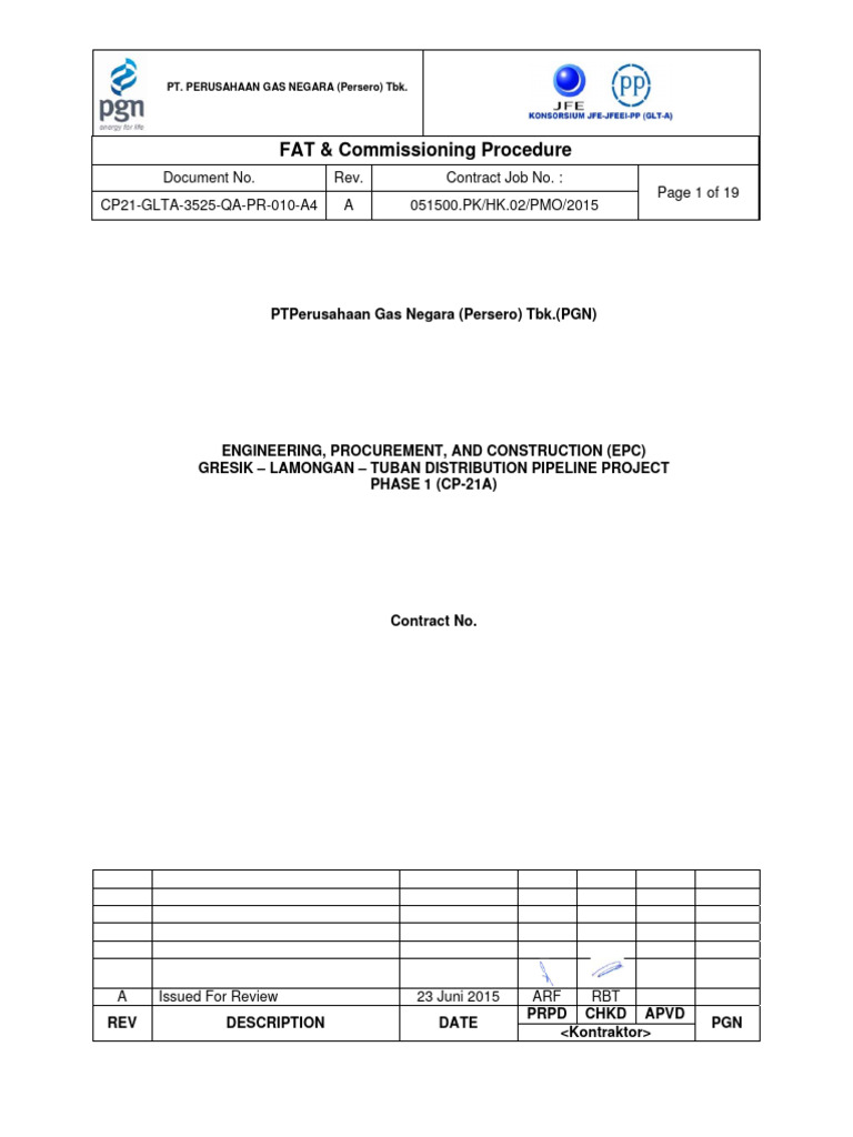 FAT GC | PDF | Calibration | Pipe (Fluid Conveyance)