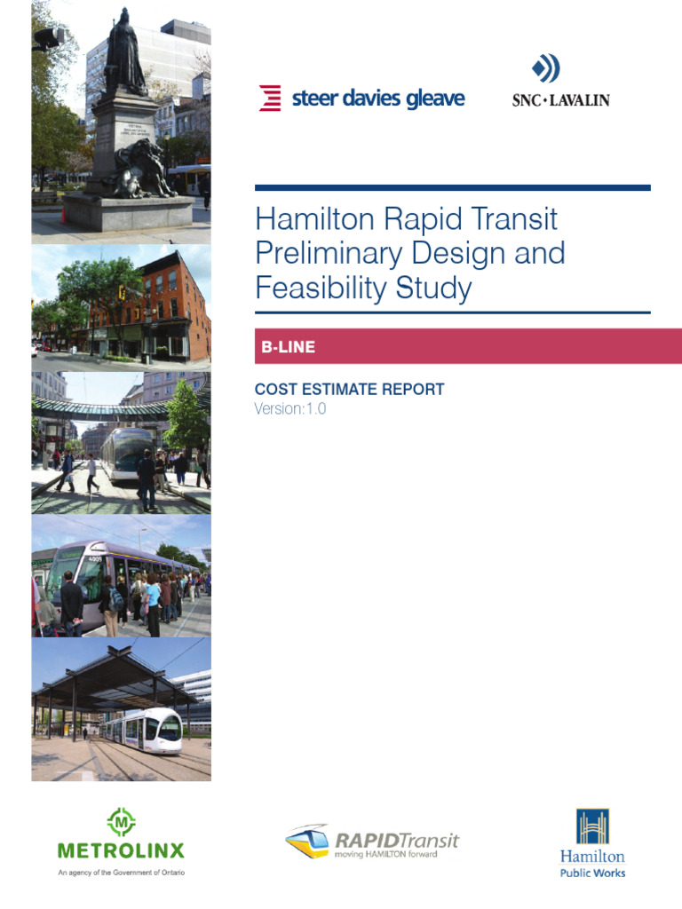 LRT Rapid Transit Design Feasibility Study Book4 Cost Etimate Report 2011 | Download Free PDF ...