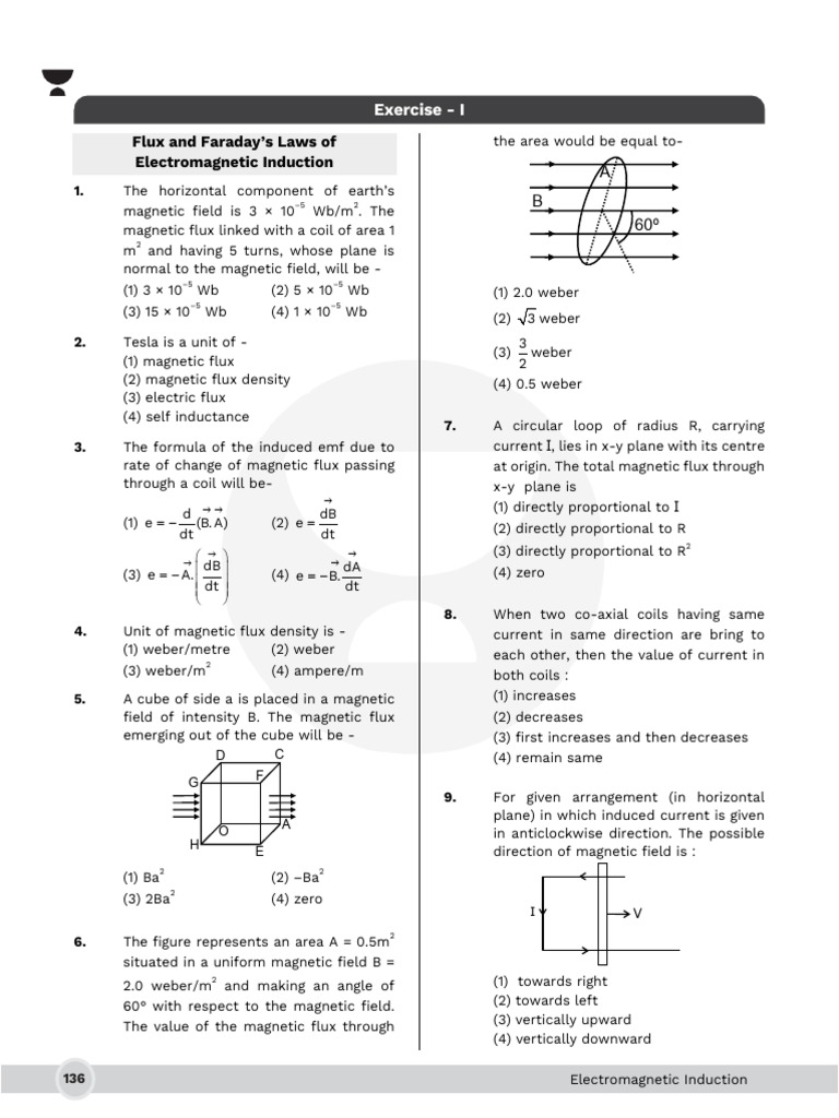 Alternating Current Practice Sheet NEET UG | PDF | Inductance | Inductor
