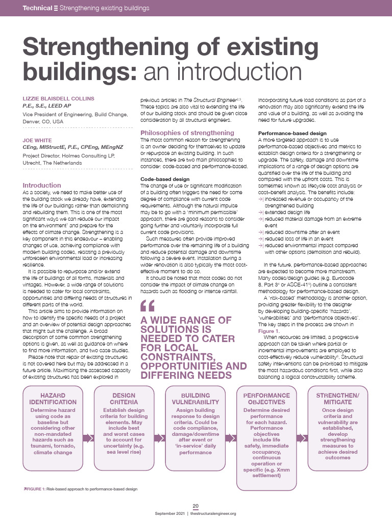 Strengthening Existing Buildings Guide | PDF | Fibre Reinforced Plastic ...