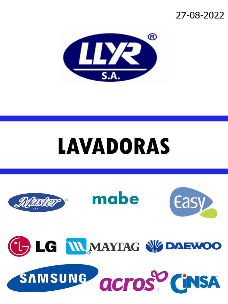 Merged - Organized 43 78 | PDF | Lavadora | Implementos nacionales