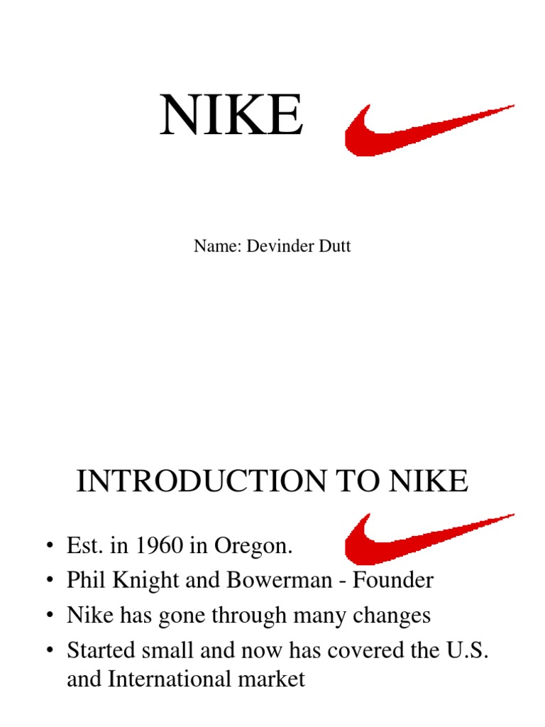 Nike Ppt14822 | PDF | Nike | Brand