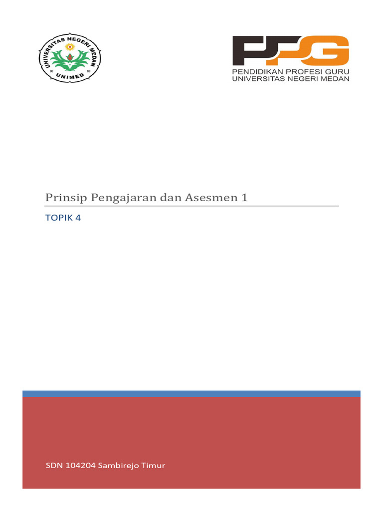 Modul Ajar Prinsip Dan Asesmen | PDF | Karier & Perkembangan | Pengembangan Diri