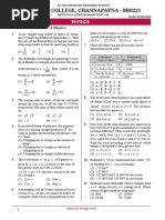 Kinematics 2D (Projectile Motion) - NEET Previous Year Question With Complete Solution | PDF ...