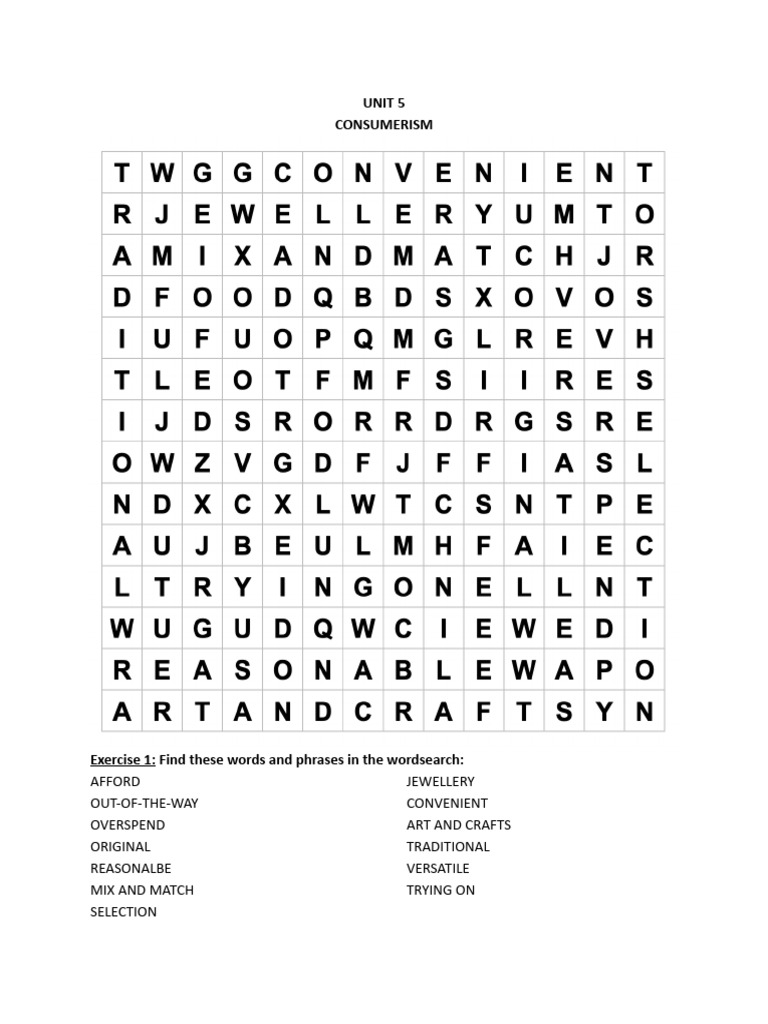 WORDSEARCH | PDF