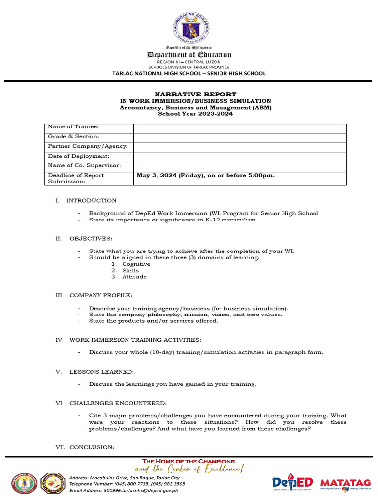 7 Narrative Report | PDF | Human Communication | Cognitive Science