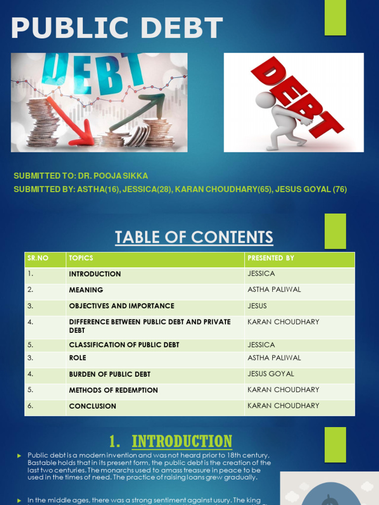 Presentation 1211 Pdf Taxes Debt