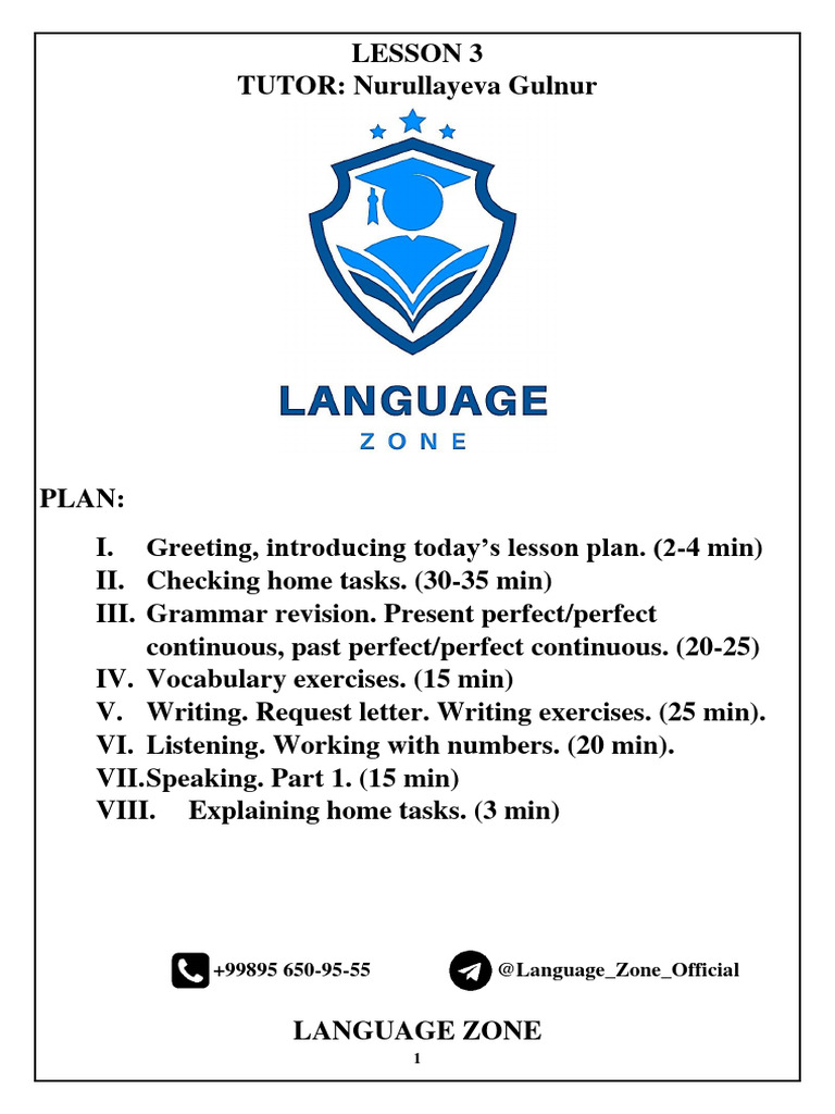 Lesson 3 | PDF | Room | Language Mechanics