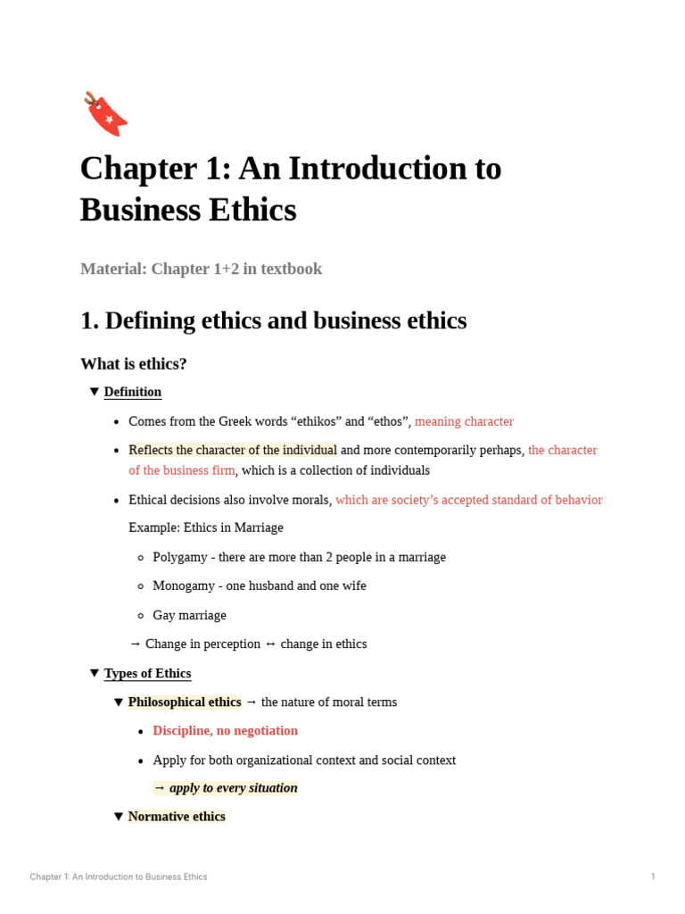 Business Ethics for Students | PDF | Business Ethics | Profit (Economics)