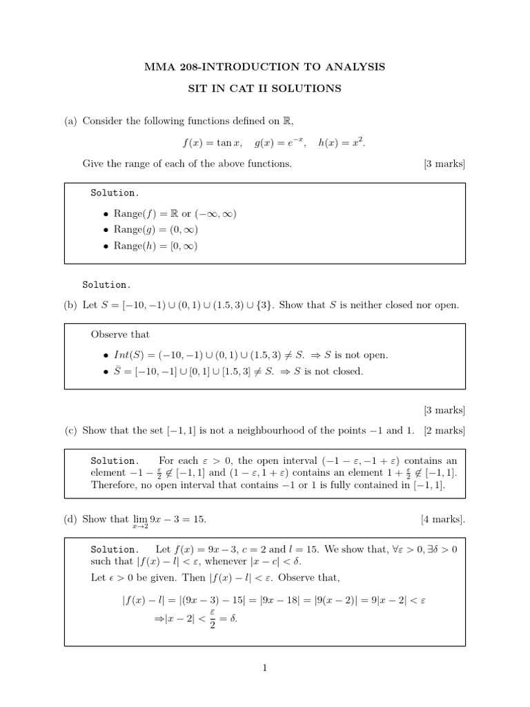 CAT | PDF | Mathematics | Mathematical Analysis