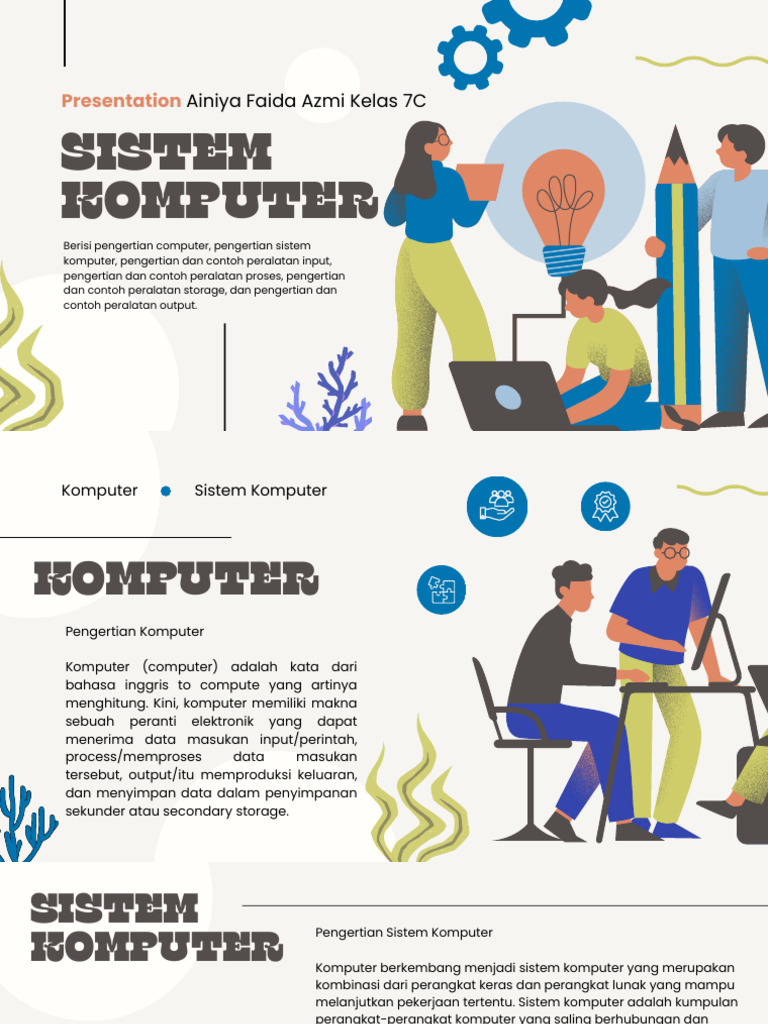Sistem Komputer, Ainiya Faida Azmi 7C | PDF