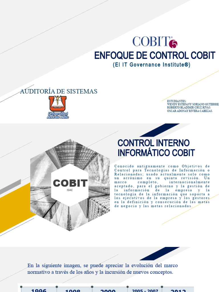 COBIT | PDF | Cobit | Auditoría