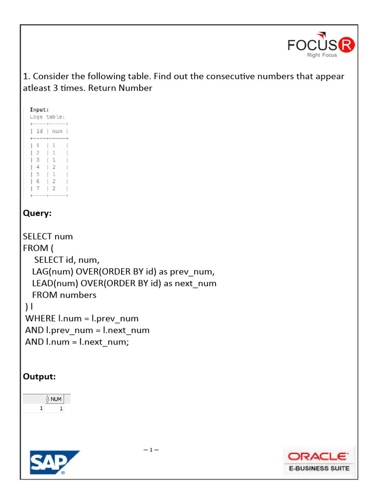 SQL Query Solutions for Data Analysis | PDF | Salary