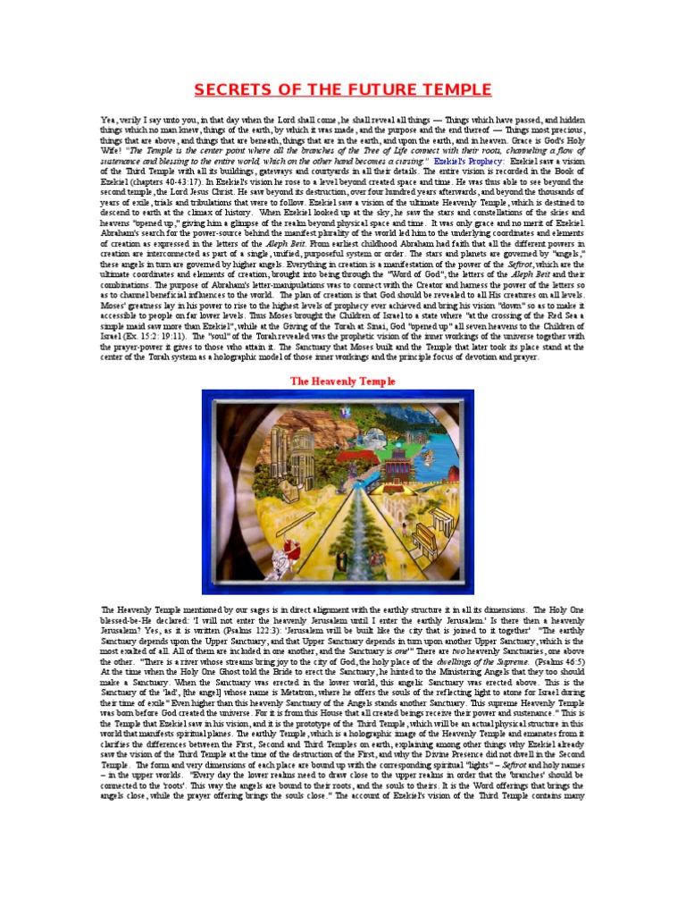 Secrets of The Temple | PDF | Genesis Creation Narrative | Angel
