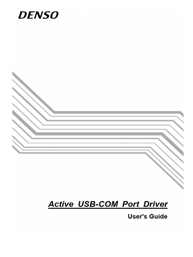 Activeusbcom Usersguide Pdf Installation Computer Programs Device Driver 