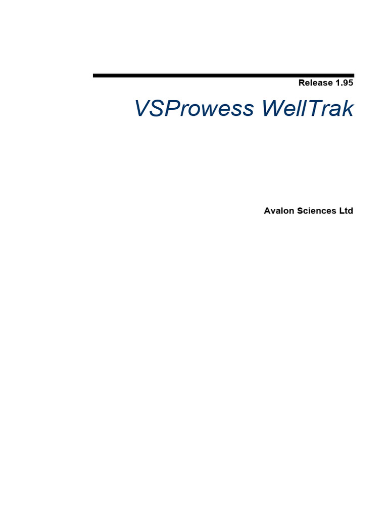 Welltrak | PDF | Computing