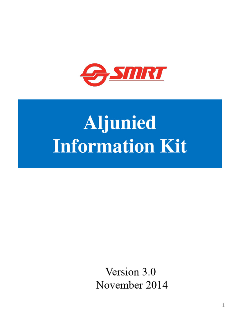 Aljunied | PDF | Road Transport | Bus Transport