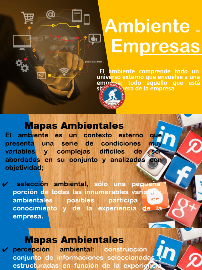 Presentación Capitulo 3 Ambiente de Las Empresas | PDF | Business | Comportamiento
